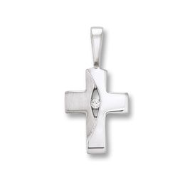ONE ELEMENT Anh&auml;nger 'Kreuz' Damen Gr&ouml;&szlig;e One Size silber