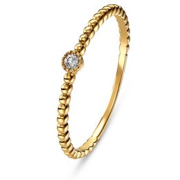 Christ Ring '87575802' Damen Gr&ouml;&szlig;e 58 gold