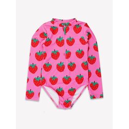 Toby tiger Badeanzug 'Erdbeer-Druck' M&auml;dchen Gr&ouml;&szlig;e 98 pink