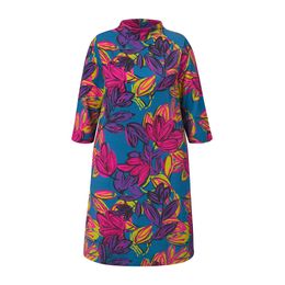 Ulla Popken Jerseykleid Damen Gr&ouml;&szlig;e 42/44 ultramarinblau / petrol Sommerkleid