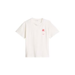 Marc O'Polo Marc O'polo Denim T-Shirt Damen Gr&ouml;&szlig;e XXL ecru / rot