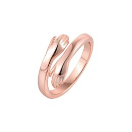 Vielring Ring 'Offener Umarmungsring (Liebe)' female size 50/60 Rose gold