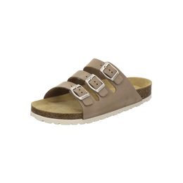 AFS-Schuhe Pantolette 'Pantoletten Damen Dreischnaller sand' Damen Gr&ouml;&szlig;e 43 sand