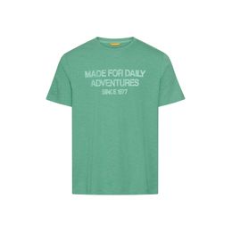 Camel Active T-Shirt mit reflektierenden Details Herren Gr&ouml;&szlig;e 6XL gr&uuml;n