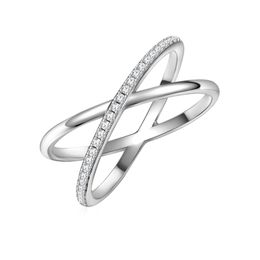 Glanzst&uuml;cke M&uuml;nchen Glanzst&uuml;cke M&uuml;nchen Ring Damen Gr&ouml;&szlig;e 52 silber / transparent