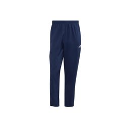 adidas Sportswear Workout Pants 'Essentials Small Logo Stanford Lite Woven Tapered Open Hem' male size M Dark blue