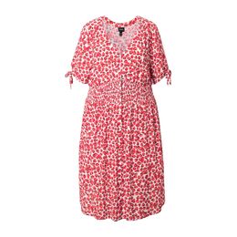 Ulla Popken Kleid Damen Gr&ouml;&szlig;e 54/56 lachs Sommerkleid