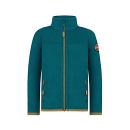 Normani Fleece Jacket boy size 158/164 Mustard / Petrol / Orange