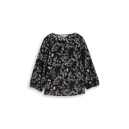 Tom Tailor Denim Bluse Damen Gr&ouml;&szlig;e M schwarz / offwhite