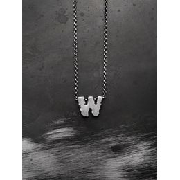 Reytel Kette 'Letter W' Herren Gr&ouml;&szlig;e 45 cm silber