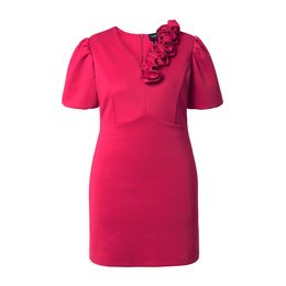 Ulla Popken Kleid Damen Gr&ouml;&szlig;e 58 dunkelrot Sommerkleid