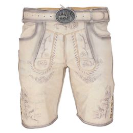 Steigenh&ouml;fer Traditional Pants 'Lederhose Herren Franz' male size 60 Beige