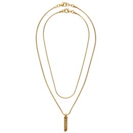 Eternal Kette 'Snake Set' Herren Gr&ouml;&szlig;e 55 cm gold