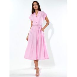 Busem Maxi Kleid Damen Gr&ouml;&szlig;e 42 pink Sommerkleid