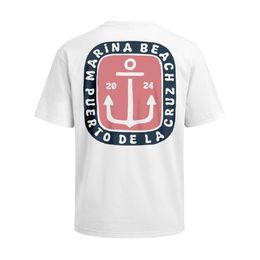 Neverless Shirt 'Marina Beach' Herren Gr&ouml;&szlig;e XXXL wei&szlig;