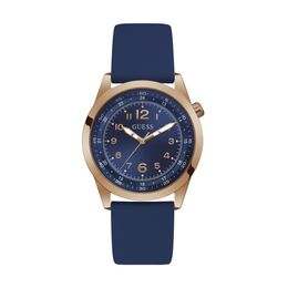 Guess Analog Watch 'MAX ' male size One size Blue / Gold