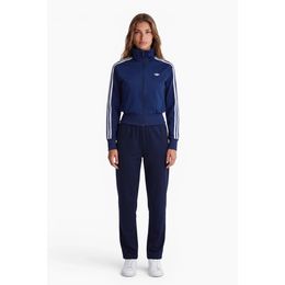 adidas originals Sweatjacke 'Firebird Classic' Damen Gr&ouml;&szlig;e L dunkelblau / wei&szlig;