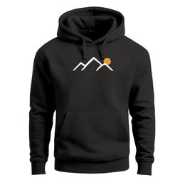 Neverless Sweatshirt 'Mountain Sun' male size XS Black