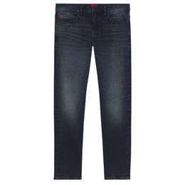 Hugo Jeans male size 35 Blue denim / Blood red