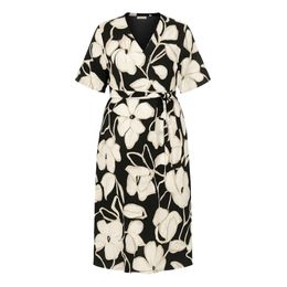 Stil Diva Kleid Damen Gr&ouml;&szlig;e 44 elfenbein / schwarz Sommerkleid