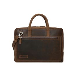 Plevier coventry Aktentasche Leder 41 cm Laptopfach dunkelbraun | Gr.: onesize