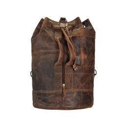 Greenland Nature Classic Rucksack Seesack Leder 50 cm braun | Gr.: onesize