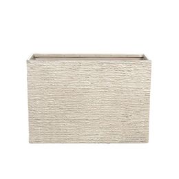Beliani Outdoor Blumentopf EDESSA in Beige - (W) 80 x (H) 56 x (L) 34 cm | Gr.: onesize