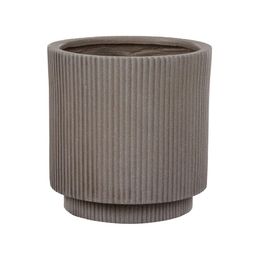 Beliani Outdoor Blumentopf DARIA in Beige - (W) 30 x (H) 30 x (L) 30 cm | Gr.: onesize