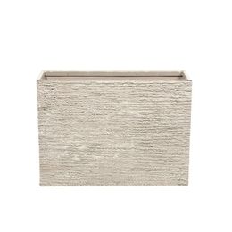 Beliani Outdoor Blumentopf EDESSA in Beige - (W) 70 x (H) 50 x (L) 29 cm | Gr.: onesize