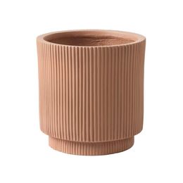 Beliani Outdoor Blumentopf DARIA in Braun - (W) 30 x (H) 30 x (L) 30 cm | Gr.: onesize