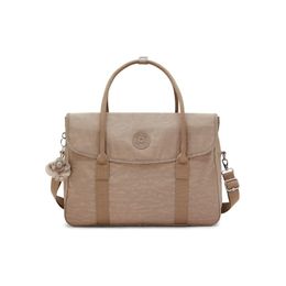 Kipling Superworker Schultertasche 41 cm tan beige | Gr.: onesize