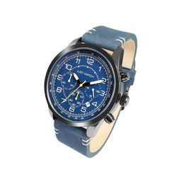 Just Watch Analoguhr 'Atticus, Mineralglas' Herren Gr&ouml;&szlig;e One Size blau