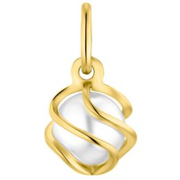 Amor Anh&auml;nger Herren Gr&ouml;&szlig;e One Size gold / perlwei&szlig;