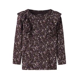 name it Oberteil mit langen &Auml;rmeln in Chocolate Plum1 | Gr.: 92