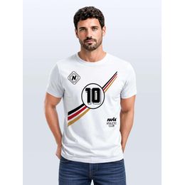 Neverless Shirt 'Number 10' Herren Gr&ouml;&szlig;e M wei&szlig;
