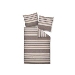 Janine Bettw&auml;sche Davos 65192 in beige | Gr.: 135 x 200 + 80 x 80 cm