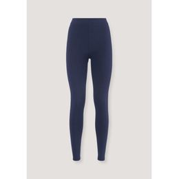 hessnatur Basic Leggings in dunkelblau | Gr.: 36