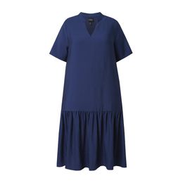 Ulla Popken Kleid Damen Gr&ouml;&szlig;e 62/64 marine Sommerkleid