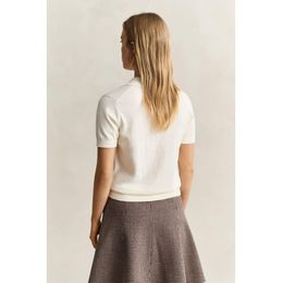 Gant Strick-Poloshirt in sand | Gr.: S