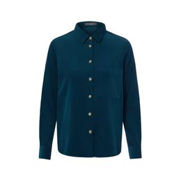 Franco Callegari Cordbluse in petrol | Gr.: 38