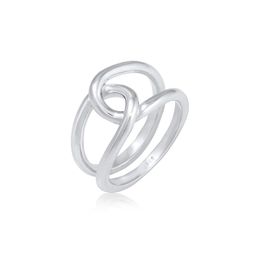 Elli Ring 925 Sterling Silber Knoten in Silber | Gr.: 52