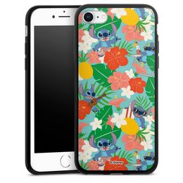 DeinDesign iPhone SE (2020) Handy Slim Case extra d&uuml;nn Silikon Handyh&uuml;lle schwarz H&uuml;lle Lilo & Stitch Movie Disney Silikon Slim Case