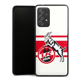 DeinDesign Galaxy A52s 5G Handy Slim Case extra d&uuml;nn Silikon Handyh&uuml;lle schwarz H&uuml;lle Effzeh 1. Fc K&ouml;ln Official Licensed Product Silikon Slim Case