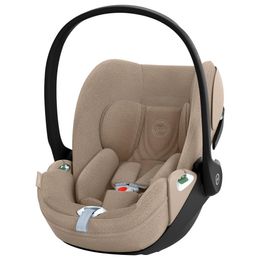 Cybex Platinum Babyschale Cloud T i-Size Plus, Beige, Textil, 44x46.5x64.5 cm, abnehmbarer und waschbarer Bezug, ergonomischer Trageb&uuml;gel, h&ouml;henverstellbare Kopfst&uuml;tze, Sonnendach, integriertes Gurtsystem, optimaler Aufprallschutz, Seitenaufprallschutz, verstellbare Sitz- Schlafpositionen, Reboardsystem, 3-Punkt-Gurt, Baby on Tour, Babyschalen, Babyschalen