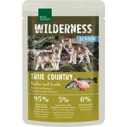REAL NATURE WILDERNESS Nassfutter Hund, Junior, True Country, Huhn mit Lachs 24x100 g
