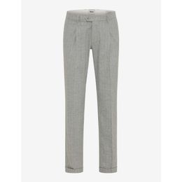 Brax Herren Chino Style TINO PLATIN, hellgrau, Gr. 32/32