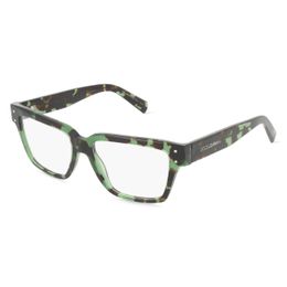 Dolce & Gabbana Dolce&Gabbana 0DG3383 Brille Herren | Fassung: Vollrand, Quadratisch, Havanna Gr&uuml;n