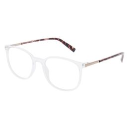 Esprit 33517 Brille Damen | Fassung: Vollrand, Rund, Wei&szlig; Transparent