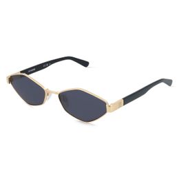 Love Moschino MOL101/S | Damen-Sonnenbrille | Fassung: Vollrand, Eckig, Metall, Rosegold | Glasfarbe: Grau
