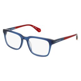 Superdry SDO 3010 Brille Damen | Fassung: Vollrand, Quadratisch, Blau Rot